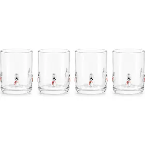 JEANNE FITZ Snowman Icon Glass - Multi