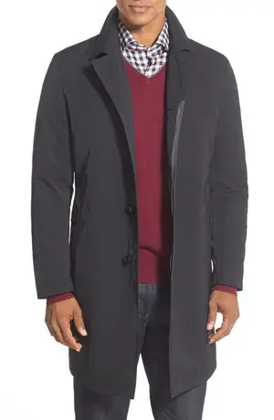 SANYO Trench Coat - Black
