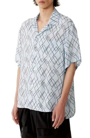 LANVIN Printed Flowy Shirt