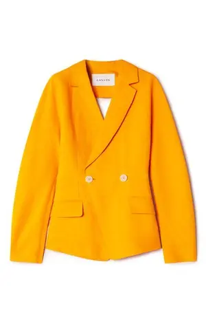 LANVIN Paper And Viscose Open-back Jacket