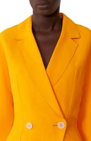 LANVIN Paper And Viscose Open-back Jacket