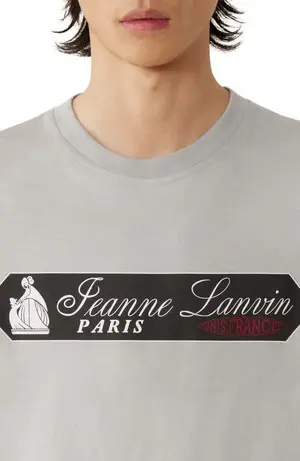 LANVIN Printed Signature Label T-shirt