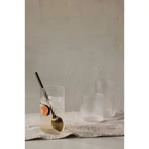 DANICA BRANDS Fluted Tumblerset Of 4 - Clear