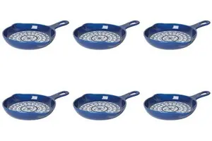 DANICA BRANDS Porto Canape Dishset Of 6 - Blue