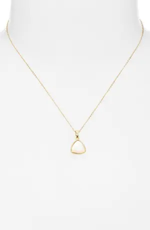 SET & STONES Mother-of-pearl Pendant Chain Necklace