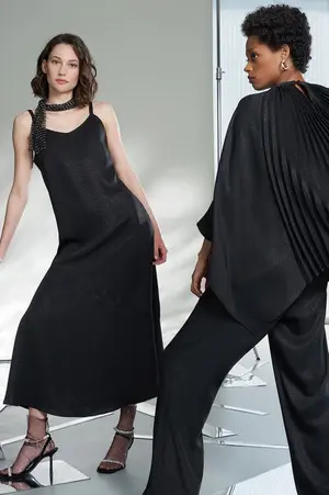 Ming Wang Maxi A Line Dress