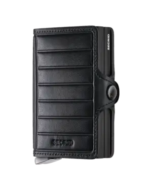 SECRID Premium Twinwallet+ Embossed Lines Black