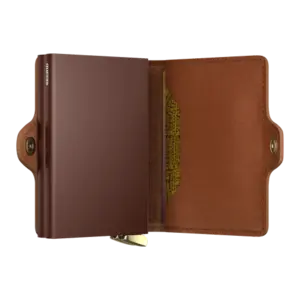 SECRID Premium Twinwallet+ Embossed Lines - Cognac