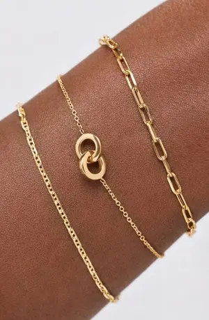 ANA LUISA Solid Duo Links Bracelet