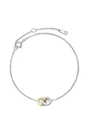 ANA LUISA Solid Duo Links Bracelet - Silver