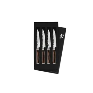 SHUN Premier Steak Knife Set - Walnut
