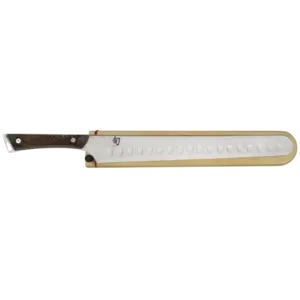 SHUN Kanso 12 Inch Hollow Ground Brisket Slicing Knife - Brown