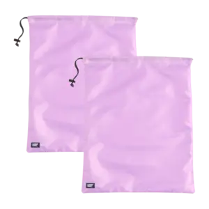 LANDS' END Travel Laundry Bags 2 Pack - Lilac