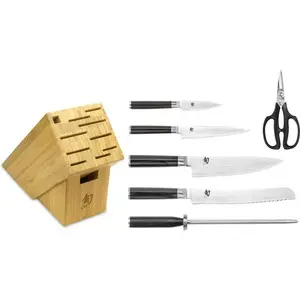 SHUN Classic Cutlery Knife Block Set - Light