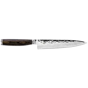 SHUN Premier Collection Serrated Utility Knife - Walnut