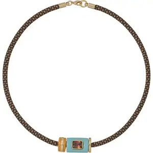 ROXANNE ASSOULIN Cylinder Cord Necklace