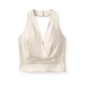 CARTOLINA Olive Halter Top - Ivory