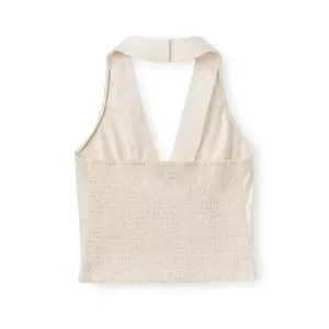 CARTOLINA Olive Halter Top - Ivory