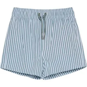 GOTTEX MENS Gottex 7" Inseam Striped Swim Trunks - White-green