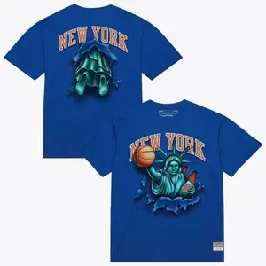 Mitchell & Ness New York Knicks Breakthrough T-shirt - Blue