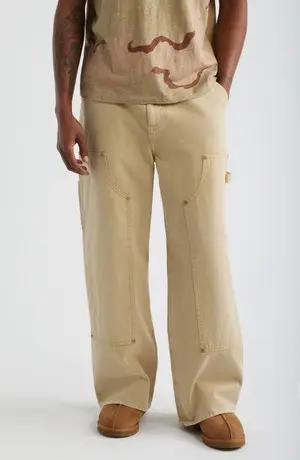 ELWOOD Baggy Industry Pants - Khaki