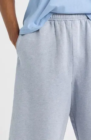 ELWOOD Relaxed Fit Cut-off Sweatshorts - Blue