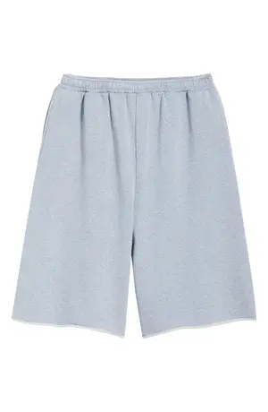 ELWOOD Relaxed Fit Cut-off Sweatshorts - Blue
