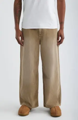 ELWOOD Corduroy Carpenter Pants - Brown