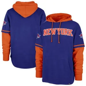 '47 47 New York Knicks Trifecta Shortstop Pullover Hoodie