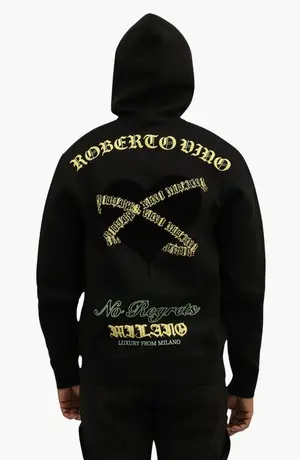 ROBERTO VINO Premium Blend Full Zip Hoodie