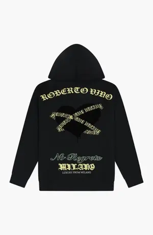 ROBERTO VINO Premium Blend Full Zip Hoodie