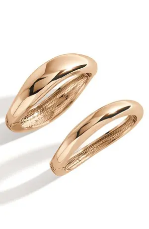 Baublebar Priya Set Of 2 Hinge Bangles - Gold