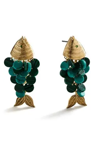 Baublebar Ripple Effect Fish Statement Earrings