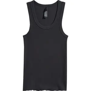 SKIMS Cotton Rib Scoop Neck Tank - Soot
