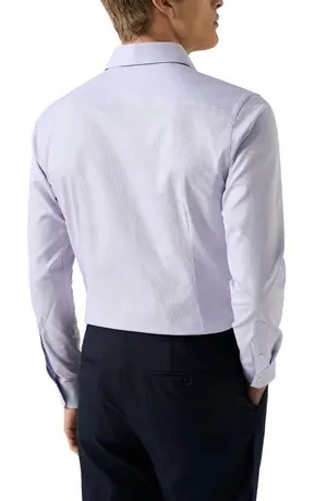 Eton Contemporary Fit Dobby Dress Shirt - Medium Pink