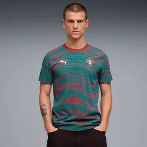 PUMA Green Portugal National Team Aop Ftblculture T-shirt - Red
