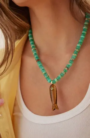 Baublebar Fish Out Of Water" Pendant Necklace