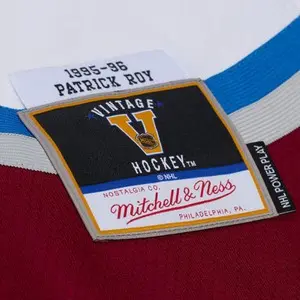 Mitchell & Ness Colorado Avalanche Patrick Roy 1995 Power Play Jersey