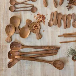 BE HOME Olive Spoonsset Of 4