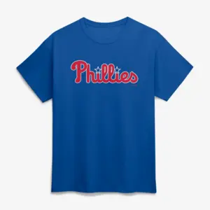 LOGO ATHLETIC Philadelphia Phillies Wordmark T-shirt - Royal