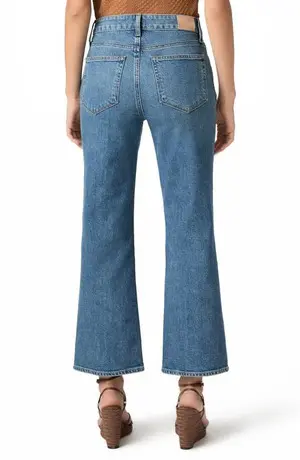 Paige Stevie High Waist Ankle Bootcut Jeans