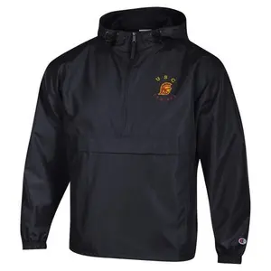 Champion Usc Trojans Packable Hooded Windbreaker Half-zip Jacket