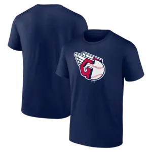 LOGO ATHLETIC Cleveland Guardians Official Logo T-shirt - Navy
