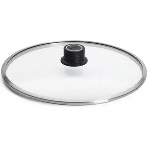 WOLL Ecologic Safety Glass Lid 12.5-inch - Black