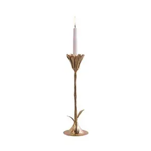 BE HOME Floral Candleholder - Gold