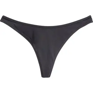 SKIMS Everyday Cotton Thong - Onyx