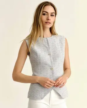 CARTOLINA Freja Tweed Vest