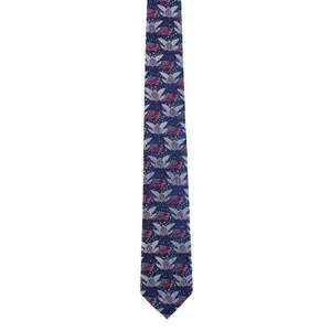 Trafalgar Legacy Soars Silk Bald Eagle & American Flag Neck Tie