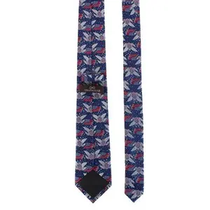 Trafalgar Legacy Soars Silk Bald Eagle & American Flag Neck Tie
