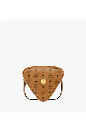Mcm Visetos Monogram Tambourine Pouch